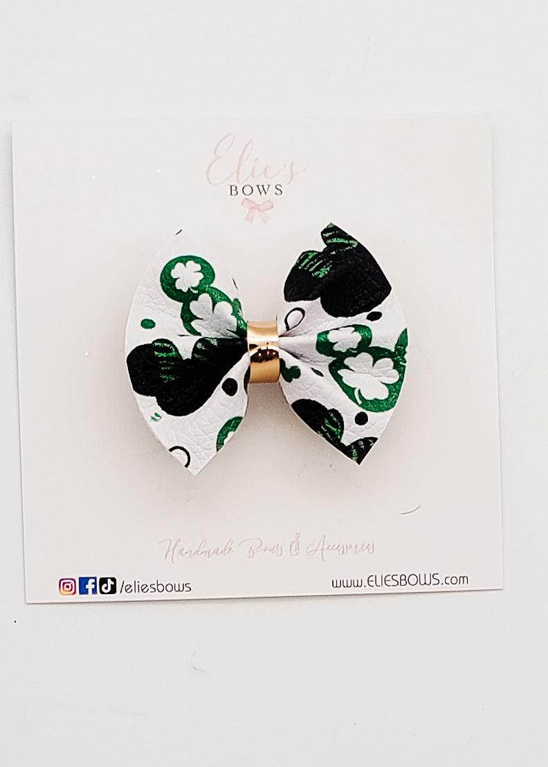 M & St. Patricks - Pixie Bow - 2" | Elie’s Bows